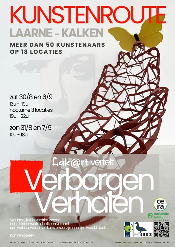 Tentoonstellingen Schilderijen, Tekeningen: Kunstenroute Lak - Kalken (Oost-Vlaanderen)